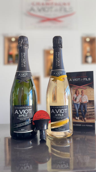 Duo de Champagnes et son bouchon
